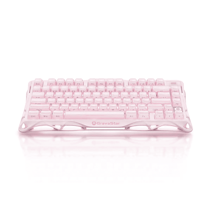 GravaStar Mercury K1 Sakura Pink Wireless Mechanical Keyboard